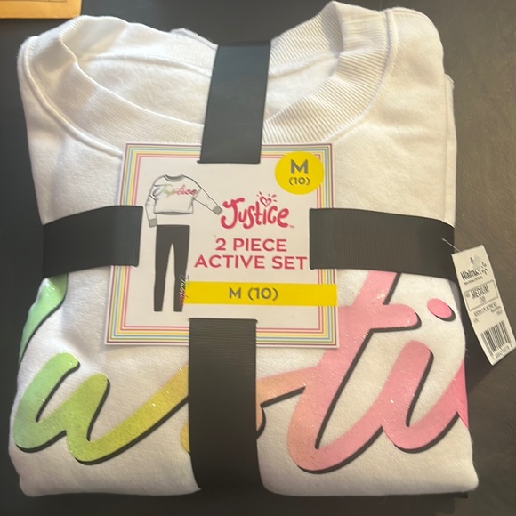 Justice | Matching Sets | 2 Girls 2 Piece Active Set Size Small 78 And ...